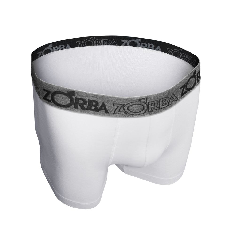 Cueca Zorba Boxer com Suporte Anatômico 667 Branco - P - HBI Store